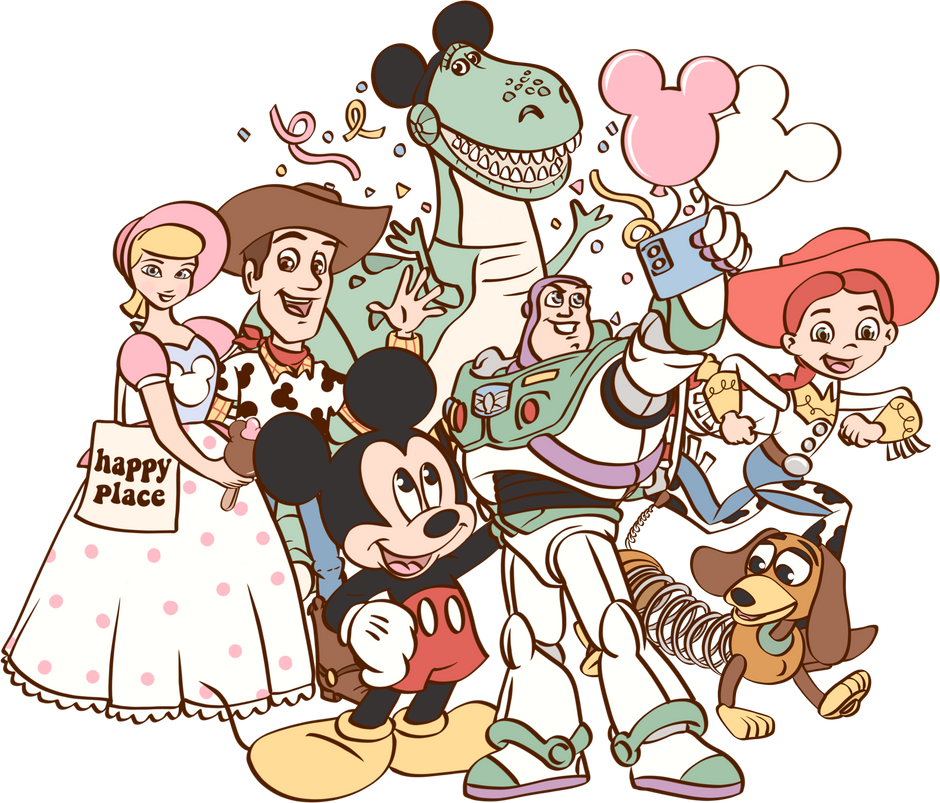 Disney DTF Transfers Ready to Press – Quick DTF Transfer