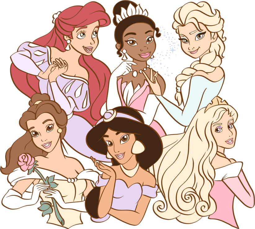 disney princess - DTF Ready To Press – Quick DTF Transfer