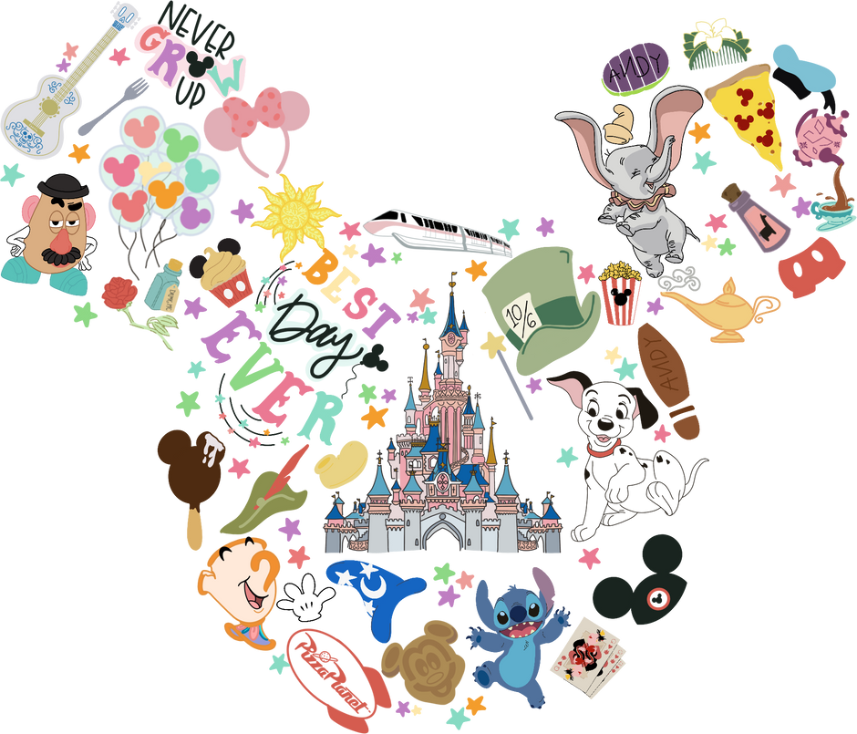 Disney DTF Transfers Ready to Press – Quick DTF Transfer